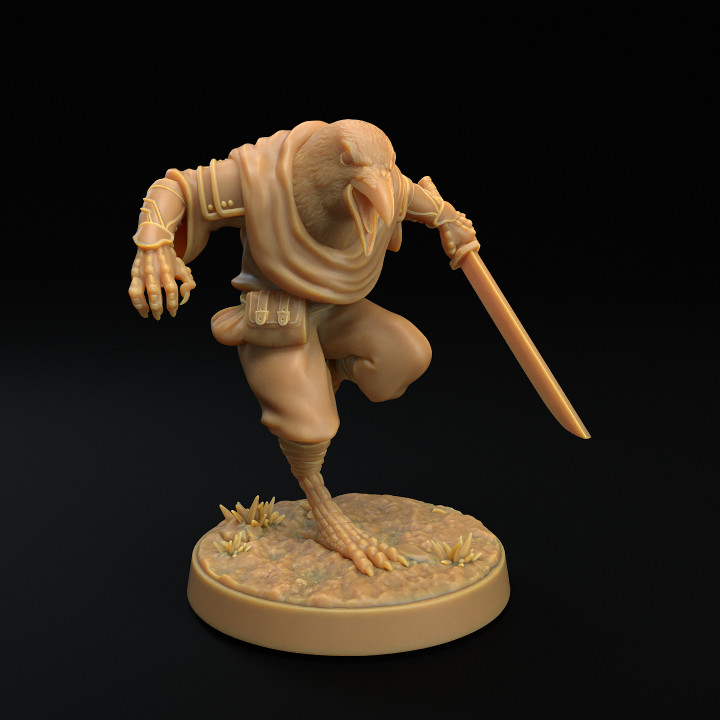 3D Printable Ravenfolk | PRESUPPORTED | Revenge of the Farmomancer by ...