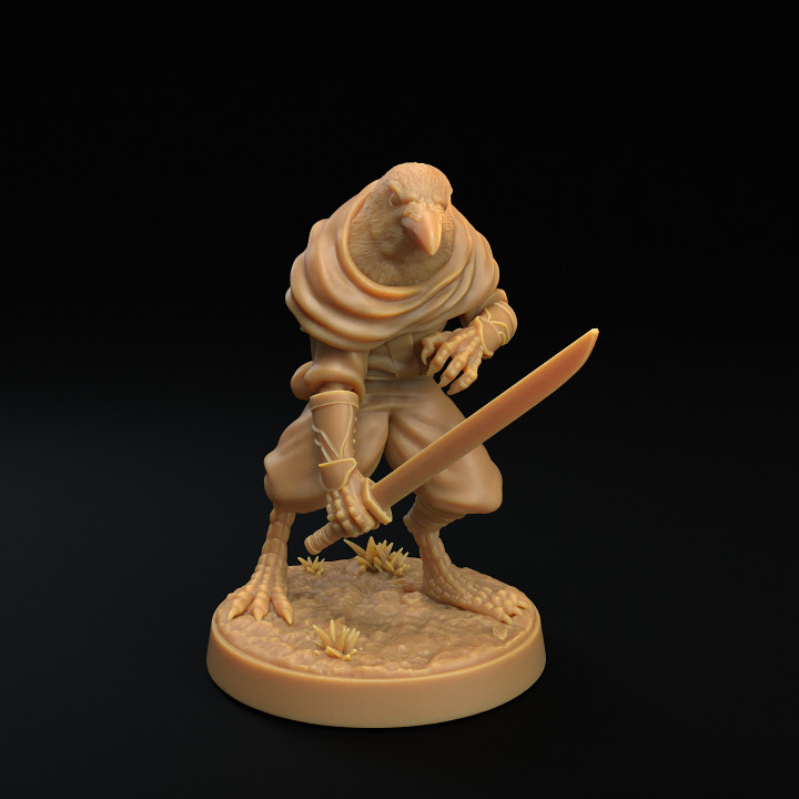3D Printable Ravenfolk | PRESUPPORTED | Revenge of the Farmomancer by ...