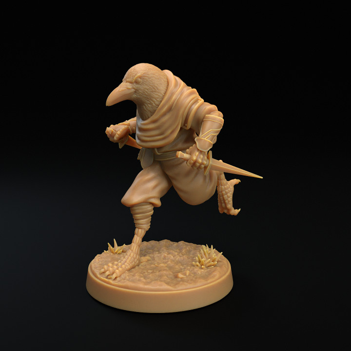 3D Printable Ravenfolk | PRESUPPORTED | Revenge of the Farmomancer by ...