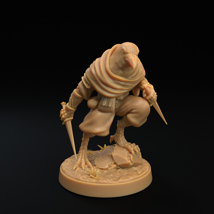 3D Printable Ravenfolk | PRESUPPORTED | Revenge of the Farmomancer by ...