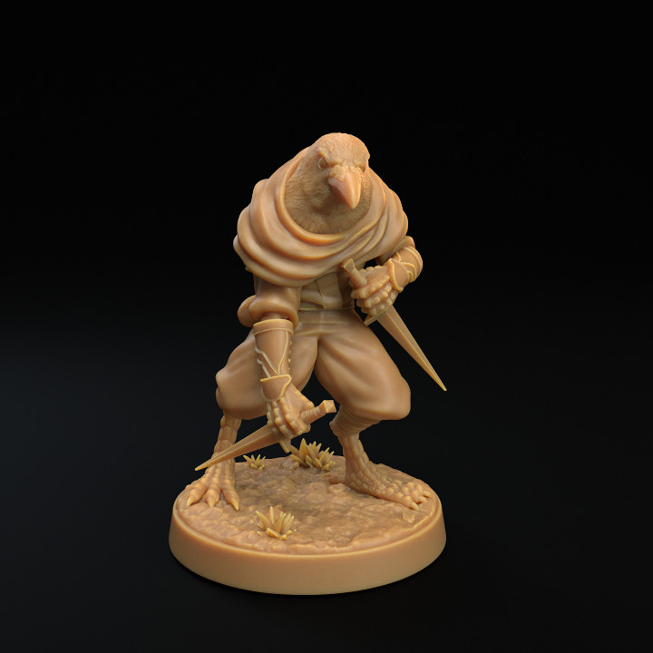 3D Printable Ravenfolk | PRESUPPORTED | Revenge of the Farmomancer by ...