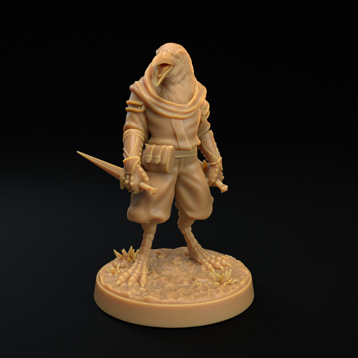 3D Printable Ravenfolk | PRESUPPORTED | Revenge of the Farmomancer by ...