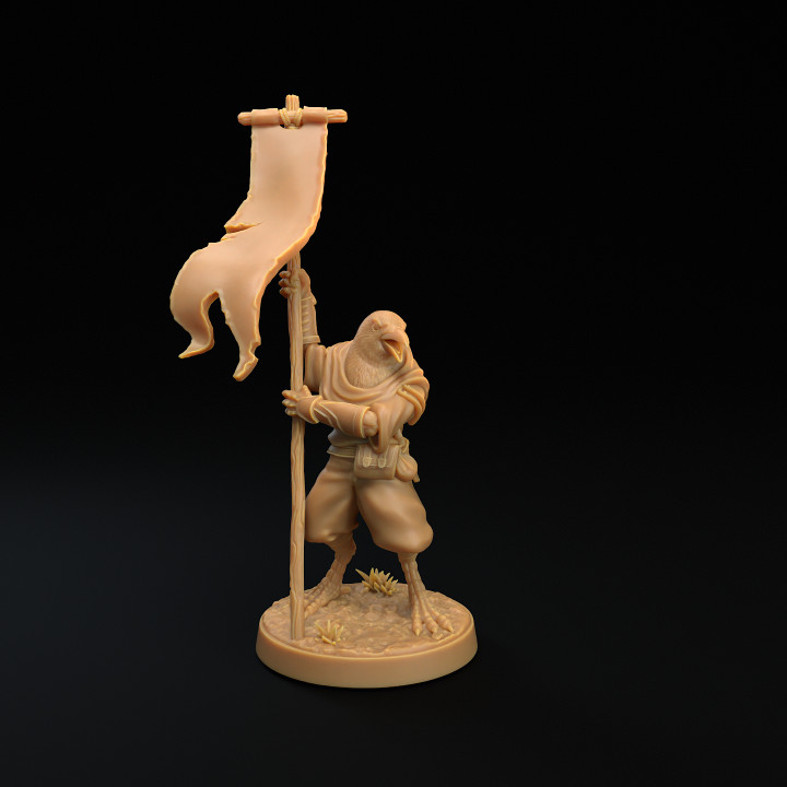 3D Printable Ravenfolk Heroes | PRESUPPORTED | Revenge of the ...