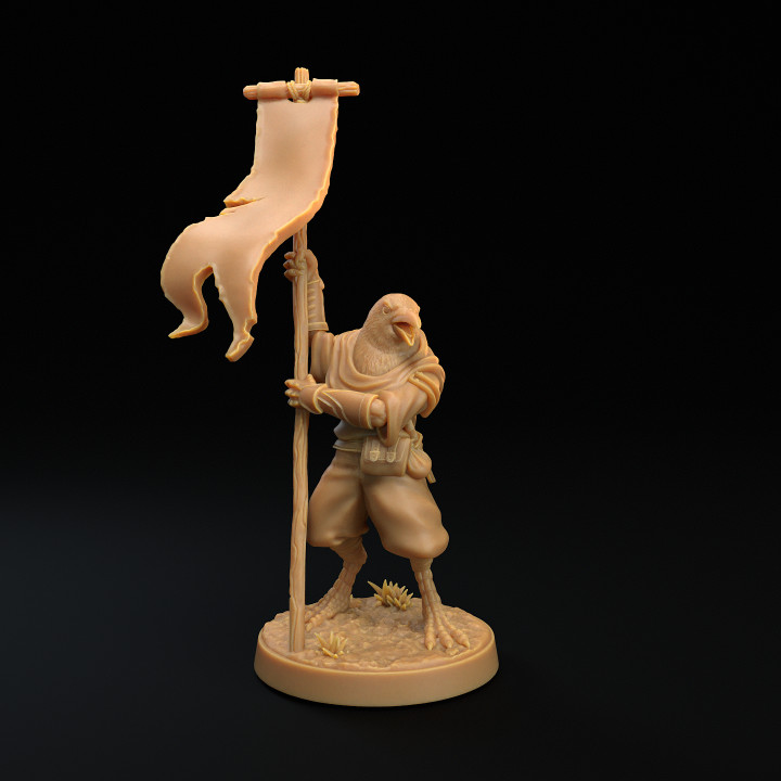 3D Printable Ravenfolk Heroes | PRESUPPORTED | Revenge of the ...