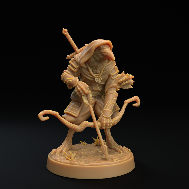 3D Printable Ravenfolk Heroes | PRESUPPORTED | Revenge of the ...
