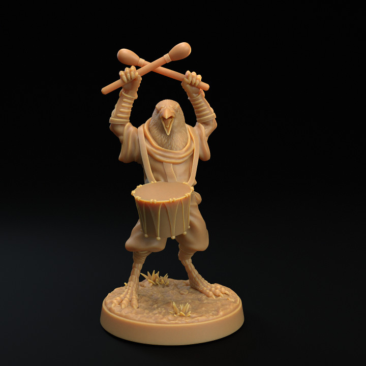 3D Printable Ravenfolk Heroes | PRESUPPORTED | Revenge of the ...