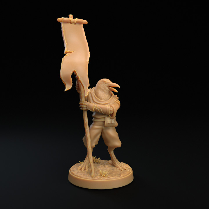 3D Printable Ravenfolk Heroes | PRESUPPORTED | Revenge of the ...