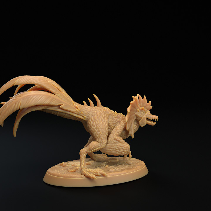 3D Printable Cockatrice | PRESUPPORTED | Revenge of the Farmomancer by ...