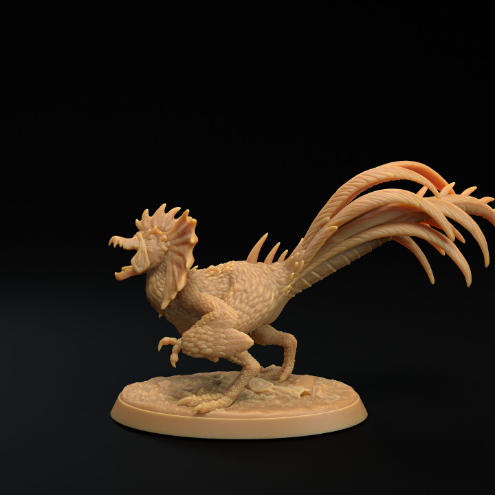 3D Printable Cockatrice | PRESUPPORTED | Revenge of the Farmomancer by ...