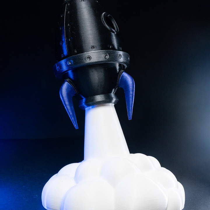 3D Printable Rocket Storage by Stlflix