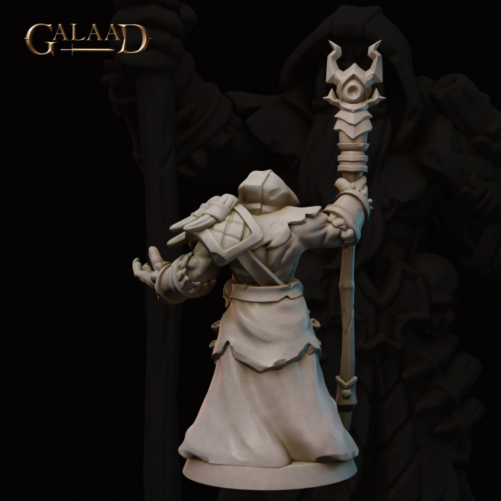 3D Printable Orc Wizard Modular by Galaad Miniatures