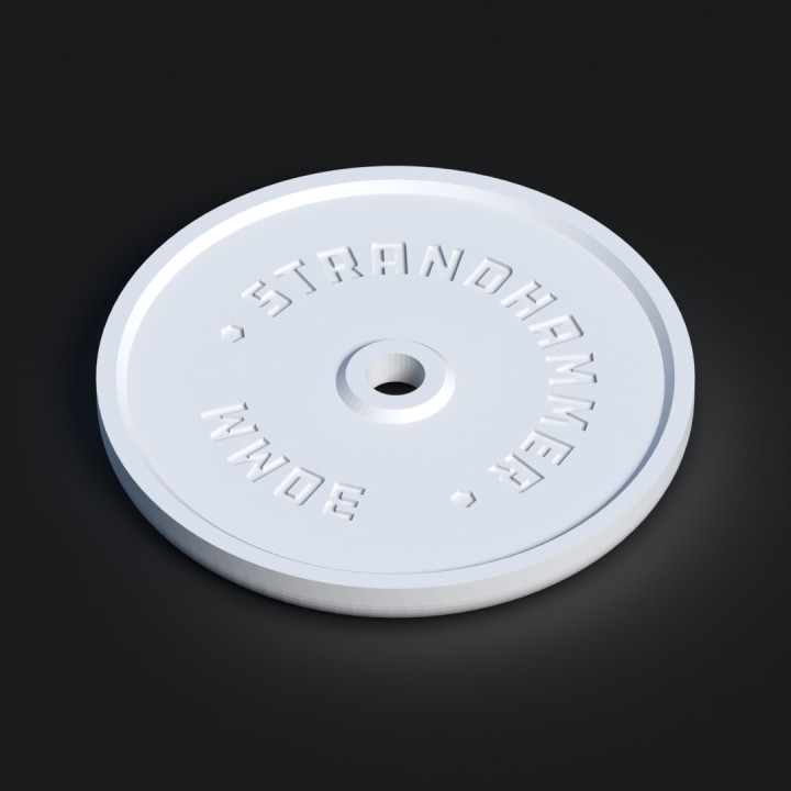 3D Printable ASOIAF 30mm Water Inset Base by Strandhammer