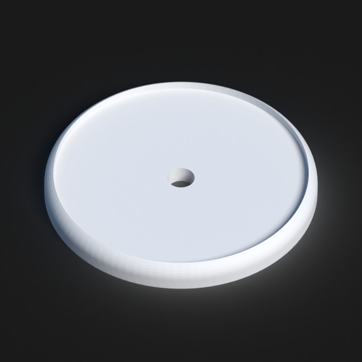 3D Printable ASOIAF 30mm Water Inset Base by Strandhammer