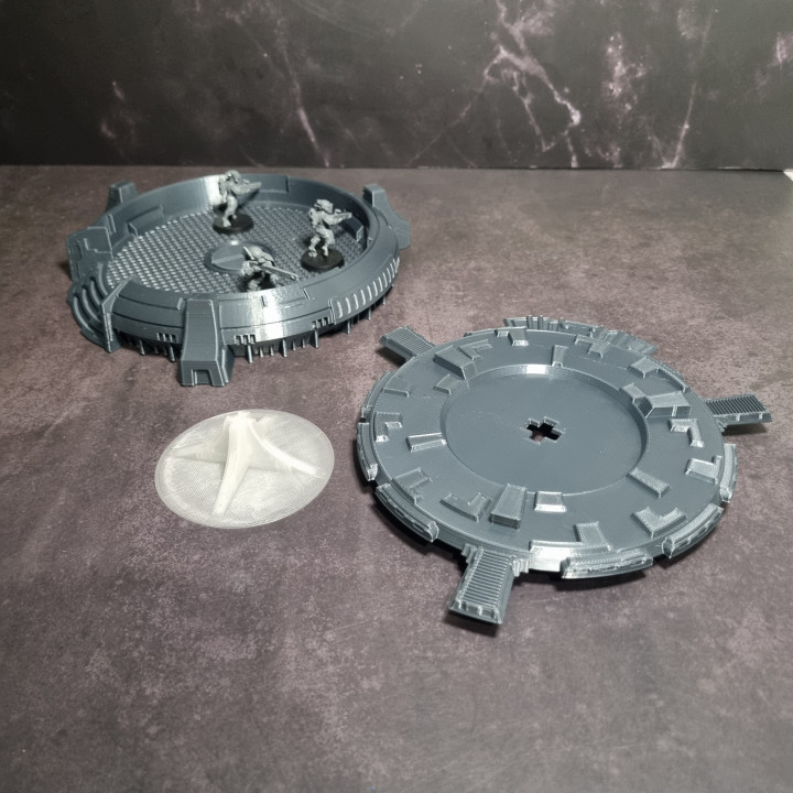 3D Printable Voroni Collective - Hover Platform by Alex