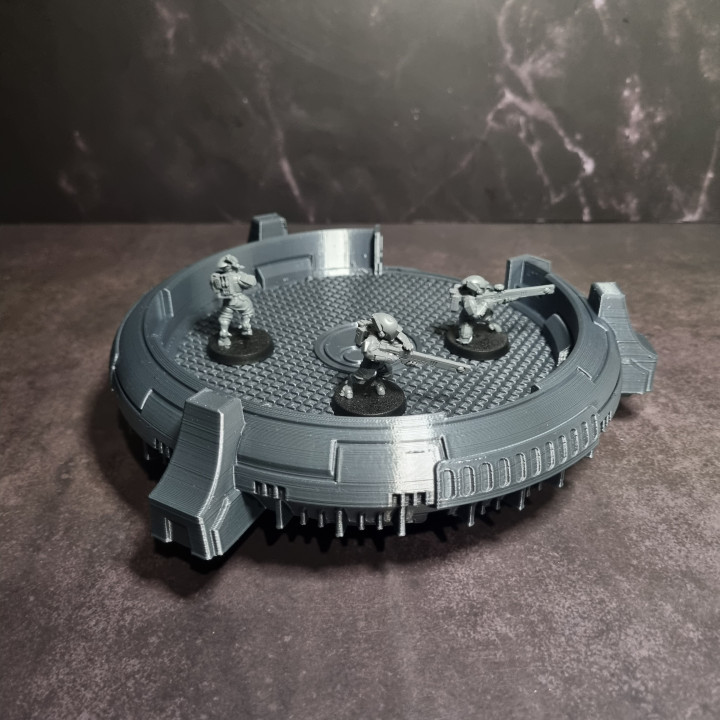 3D Printable Voroni Collective - Hover Platform by Alex