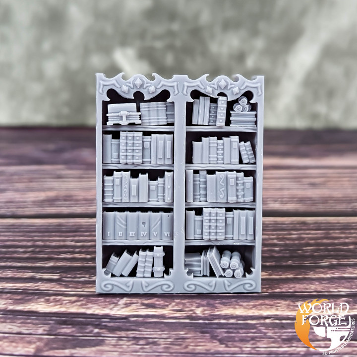 3D Printable Library Terrain Kit by Embernell Studio