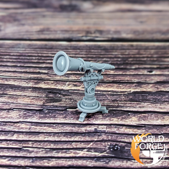 3D Printable Large Telescope by World Forge Miniatures