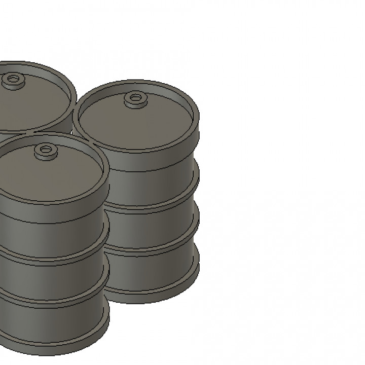 3D Printable Barrels for terrain by roy