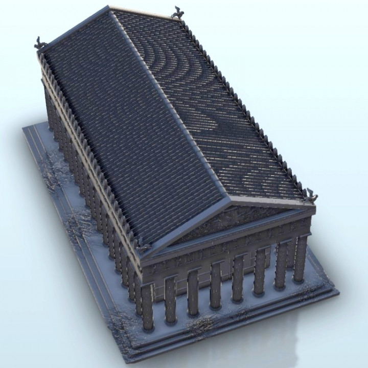 3D Printable Greek temple 2 - Ancient Classic Old Archaic Historical ...