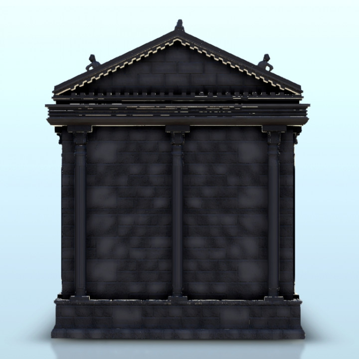 3D Printable Antic temple 5 - Ancient Classic Old Archaic Historical ...