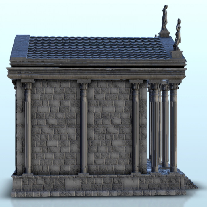 3D Printable Antic temple 5 - Ancient Classic Old Archaic Historical ...