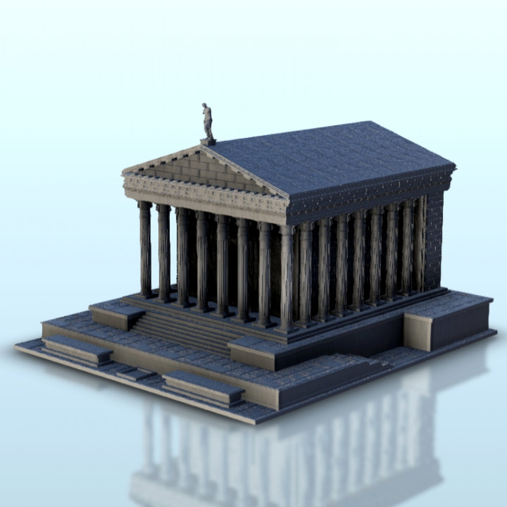 3D Printable Antic temple 6 - Ancient Classic Old Archaic Historical ...