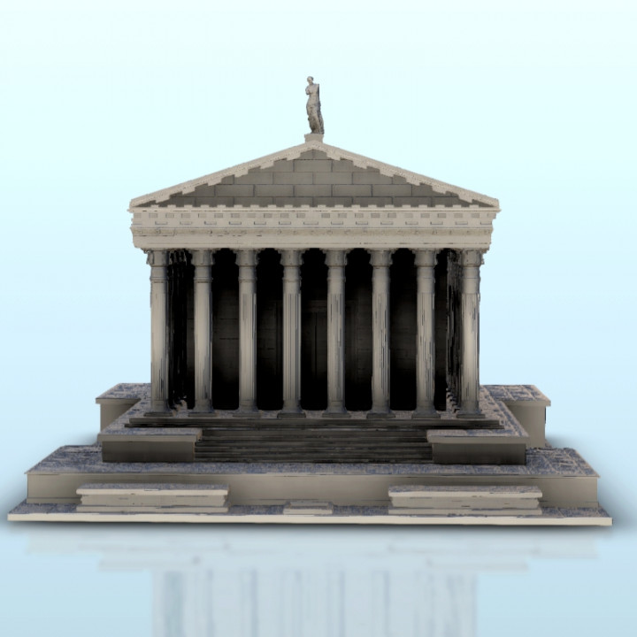 3D Printable Antic temple 6 - Ancient Classic Old Archaic Historical ...