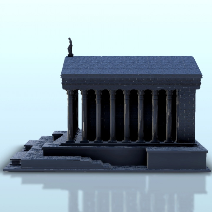 3D Printable Antic temple 6 - Ancient Classic Old Archaic Historical ...