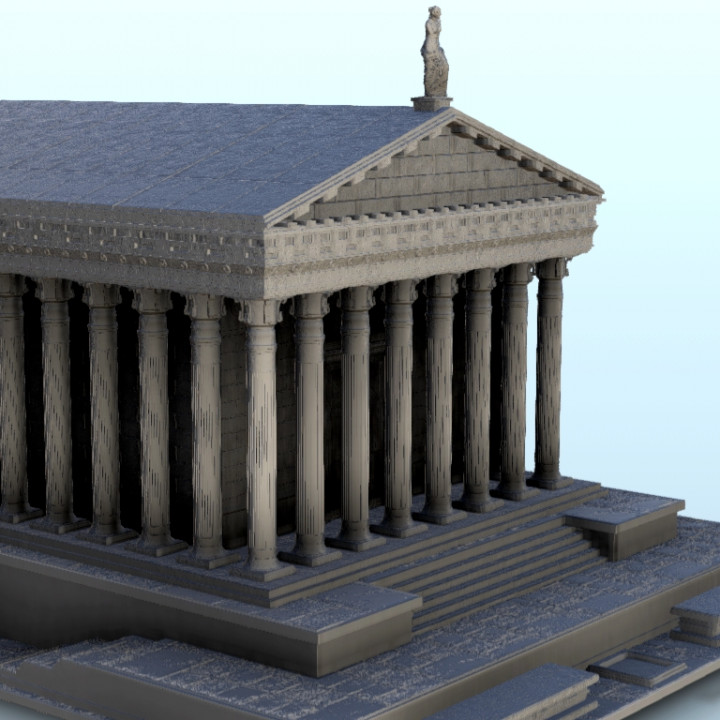 3D Printable Antic temple 6 - Ancient Classic Old Archaic Historical ...