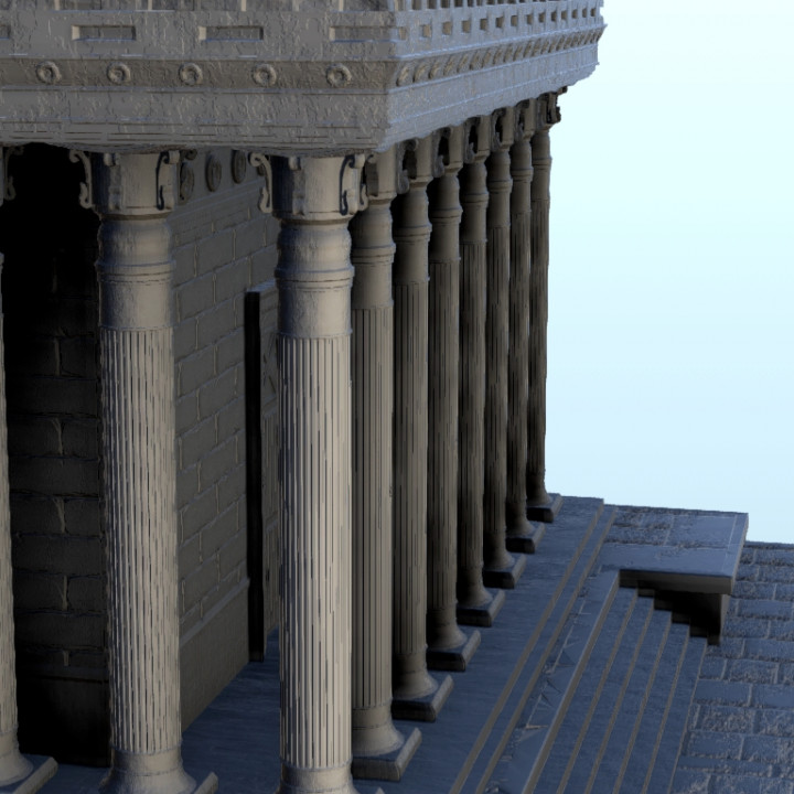 3D Printable Antic temple 6 - Ancient Classic Old Archaic Historical ...