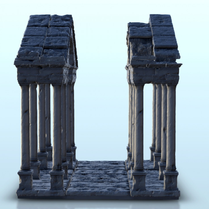 3D Printable Antic ruins 21 - Ancient Classic Old Archaic Historical ...