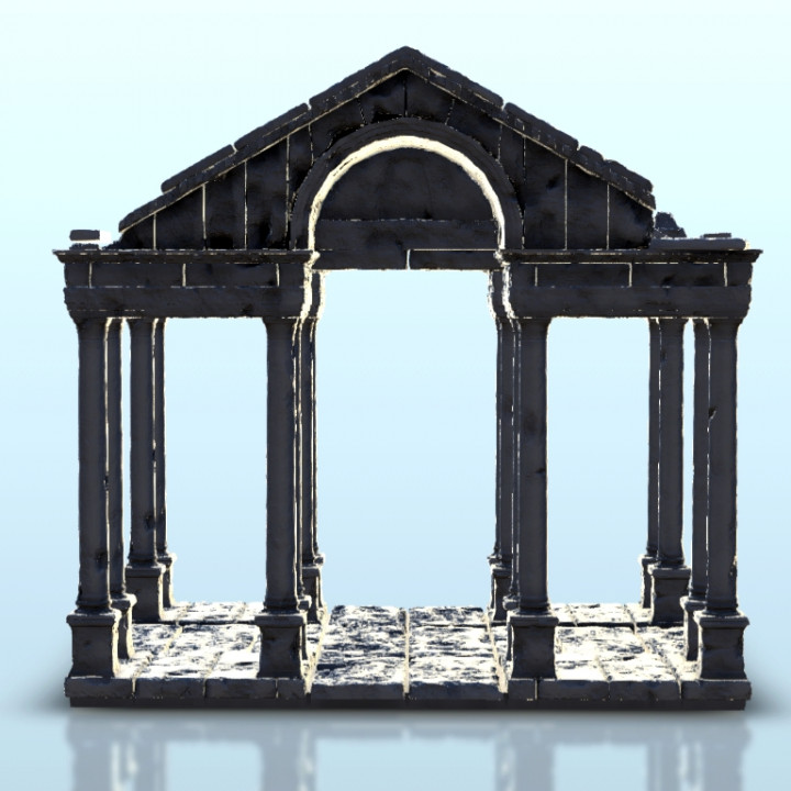 3D Printable Antic ruins 21 - Ancient Classic Old Archaic Historical ...