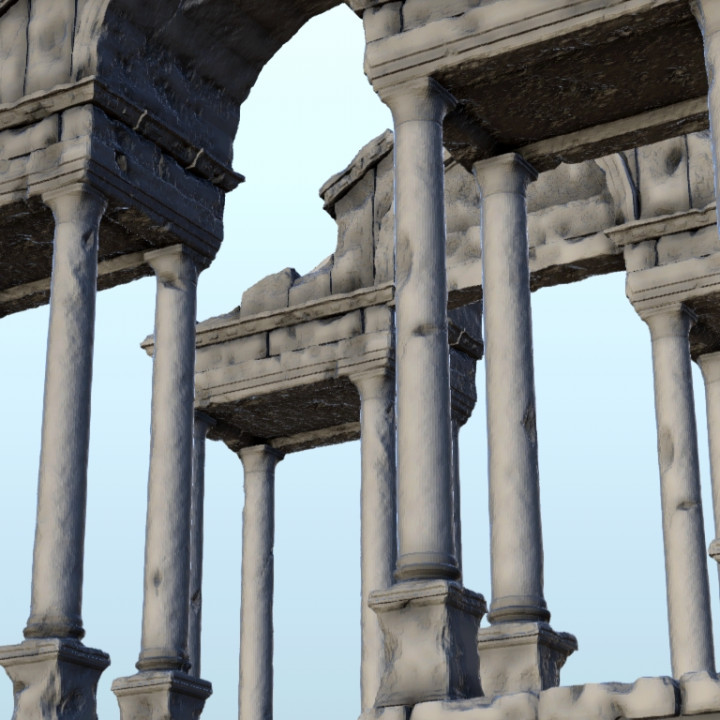 3D Printable Antic ruins 21 - Ancient Classic Old Archaic Historical ...