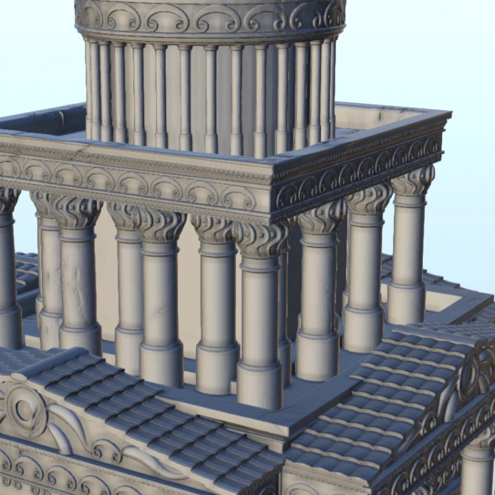 3D Printable Antic temple 24 - Ancient Classic Old Archaic Historical ...