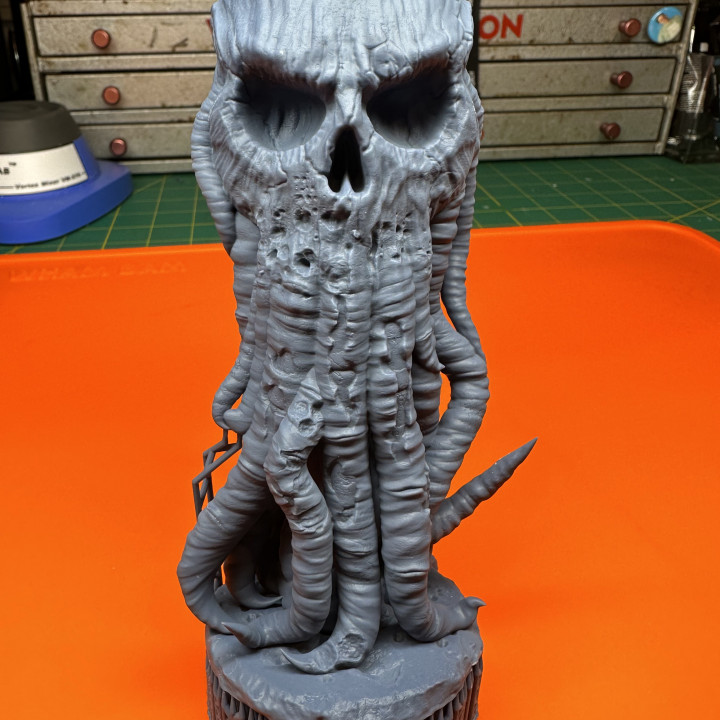 3D Printable Skull Cthulhu (Pre-Supported) by Fotis Mint Studios