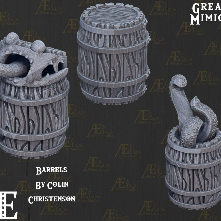 3D Printable AEXSCT02 - Great Mimics by Aether Studios