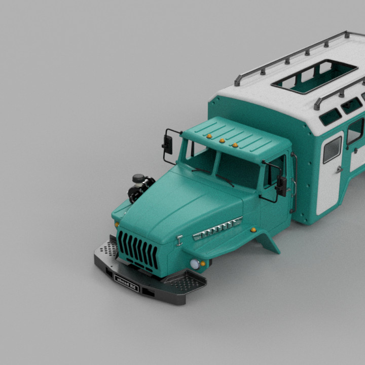 3D Printable Crawler 4320 Winch Bumper by Ian Jim
