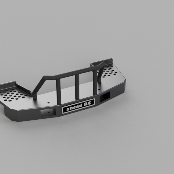 3D Printable Crawler 4320 Winch Bumper by Ian Jim