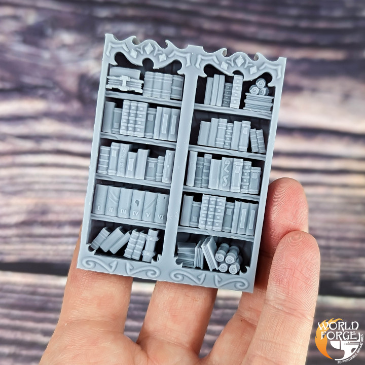 3D Printable The Grand Library Collection by World Forge Miniatures