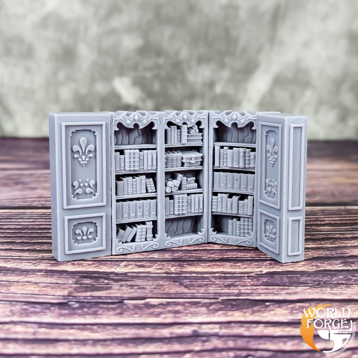 3D Printable The Grand Library Collection by World Forge Miniatures