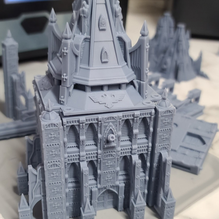 3D Printable Epic Heresy: Imperial Bastion set + Upgrade set by Klaus ...