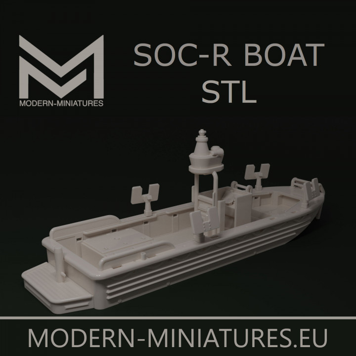 3D Printable SOC-R 28mm Special Operations Craft Riverine Boat by ...