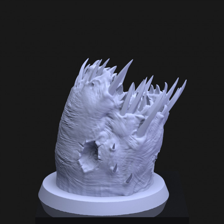 3D Printable worm head by Imp3dsion