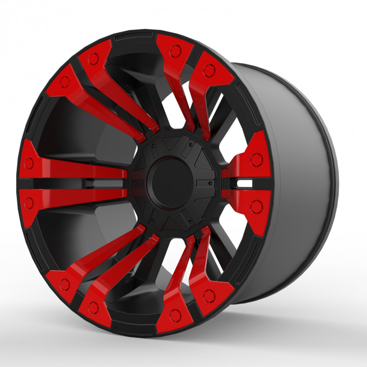 3D Printable xD Monster II wheel by eng.mohamed abdelbaset