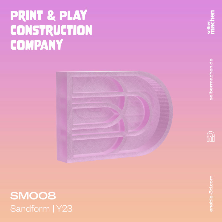 3D Printable Sand mold Toy for Children I SM008 by ENABLE 3D