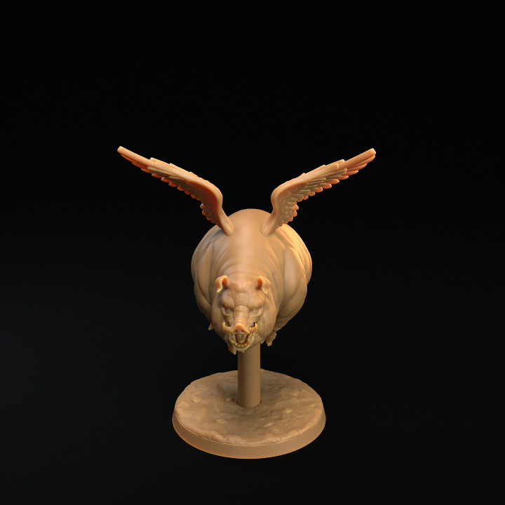 3D Printable Free Flying Pig STL | PRESUPPORTED | Revenge of the ...