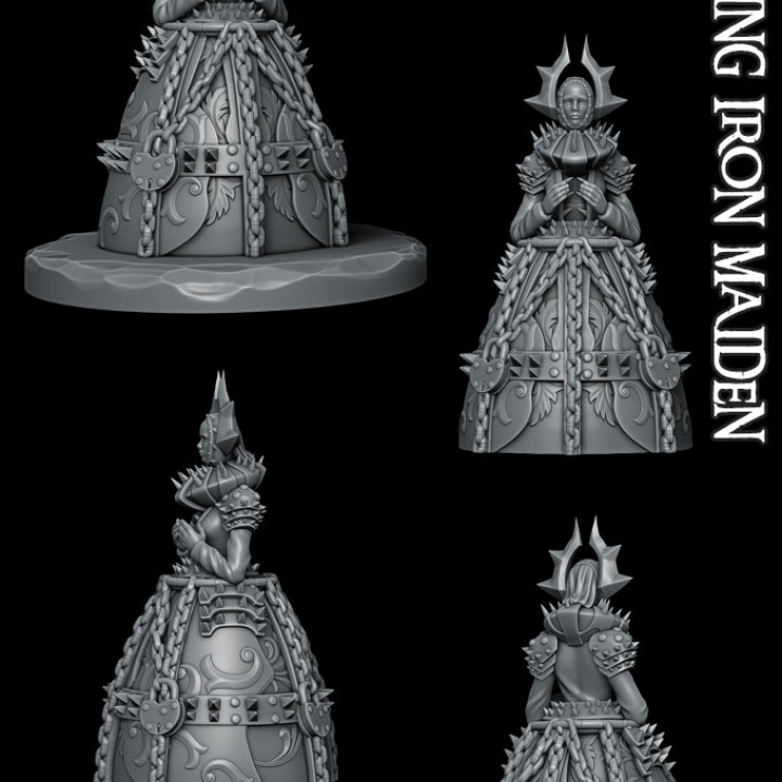 3D Printable Living Iron Maiden by RocketPigGames
