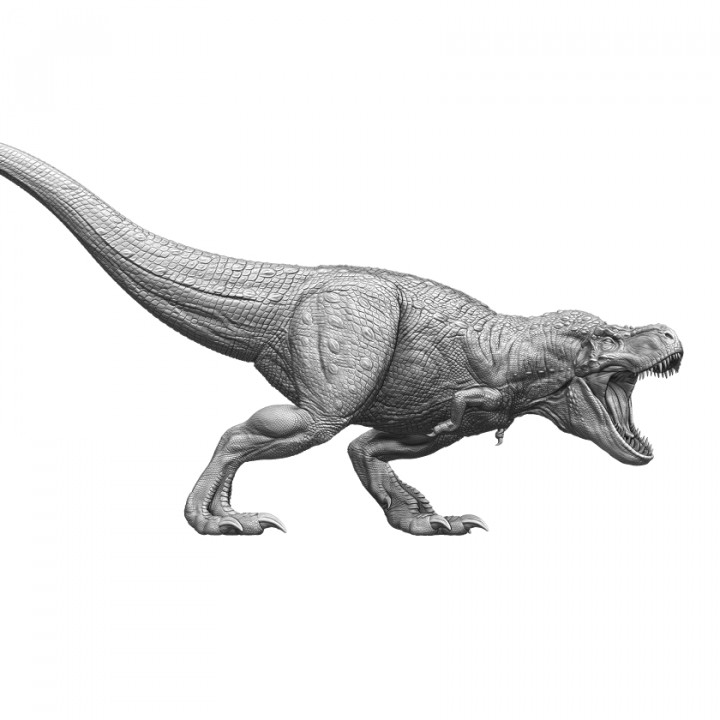 3D Printable T-Rax by Rene Kruszinski