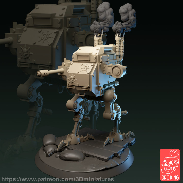 3D Printable Chaos Walker (Supported) by Orc King Studio