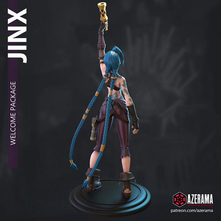 3D Printable Jinx's Torch Accessory Cosplay by Azerama